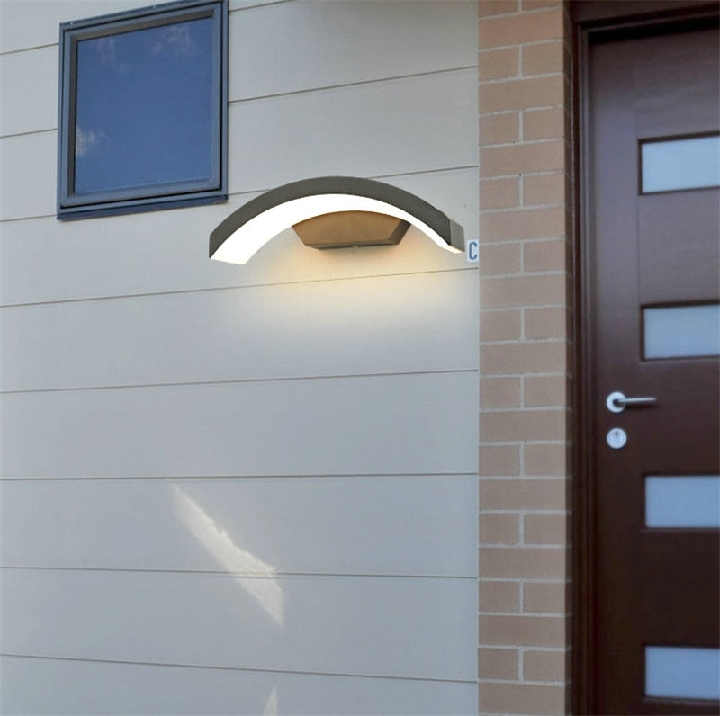 24w LED Outdoor Waterproof Walkway Front Door Garden Porch Wall Light ...