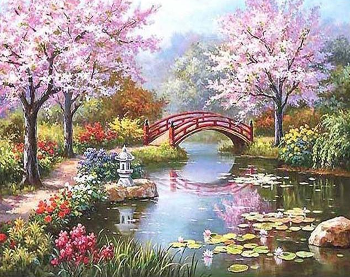 DIY Painting By Numbers | Garden