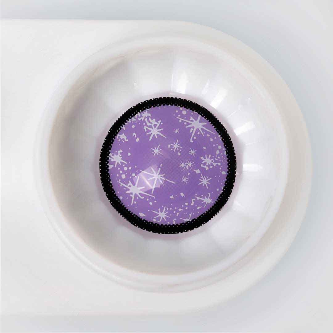 Blind Starry Purple Cosplay Colored Contacts