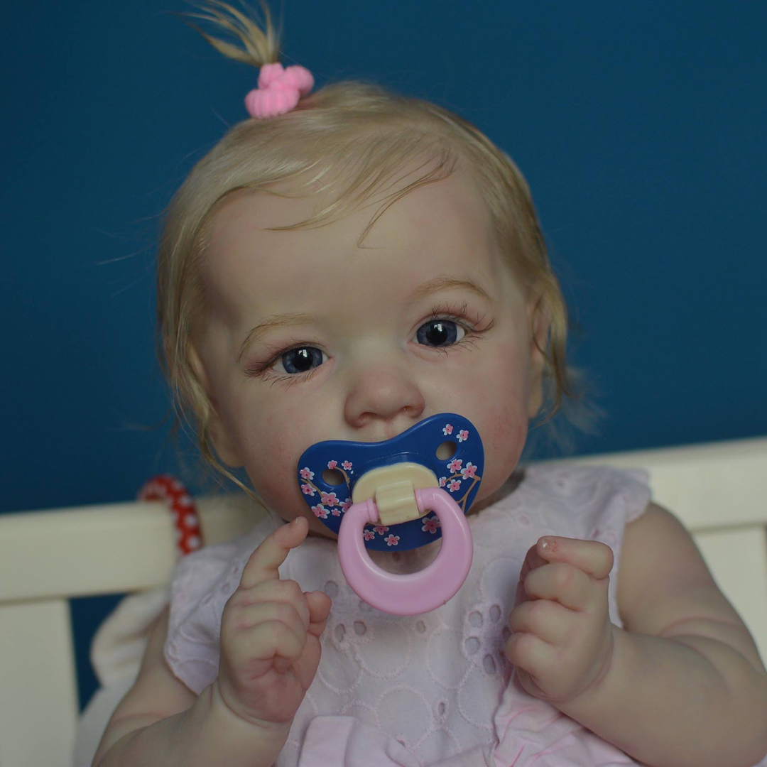 [New Series!]12'' Real Newborn Reborn Baby Girl Realistic Eyes Open ...