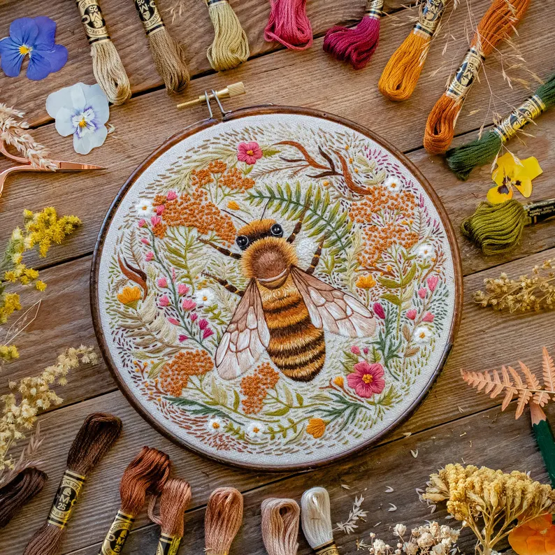 Four Seasons Embroidery Step-by-Step Guide