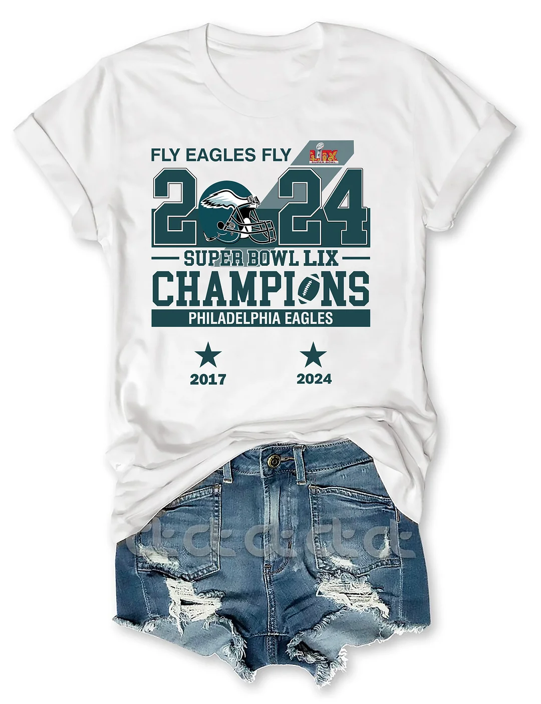 Fly Eagles Fly Super Bowl Champions T-Shirt