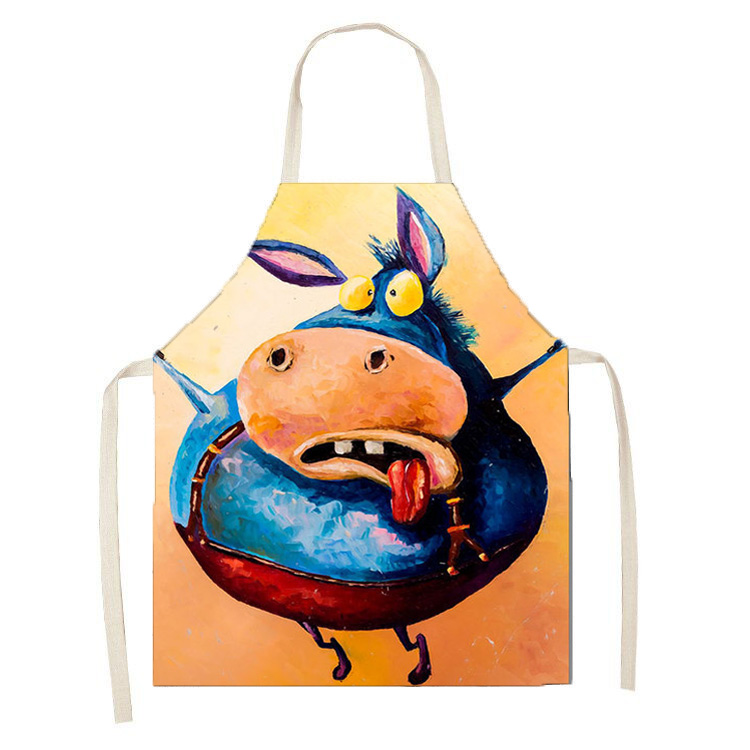 Linen Kitchen Apron - Fat donkey
