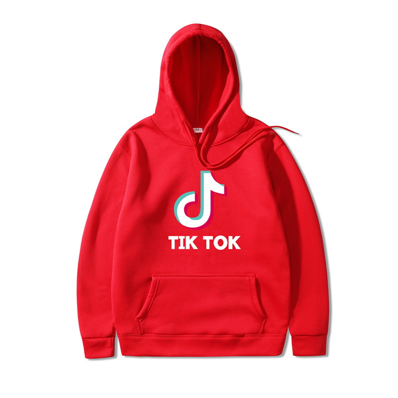 Tik Tok Logo Hoodie Sweatshirt Unisex Pullover