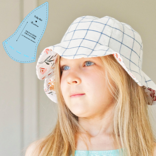 DIY Tulip Hat Tutorial - With Template