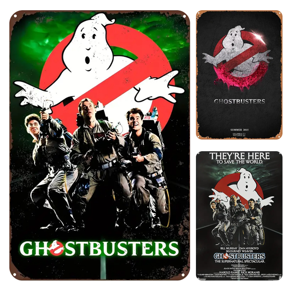 (Multi Style) Ghostbusters - Vintage Metal Signs - 20*30cm/30*40cm