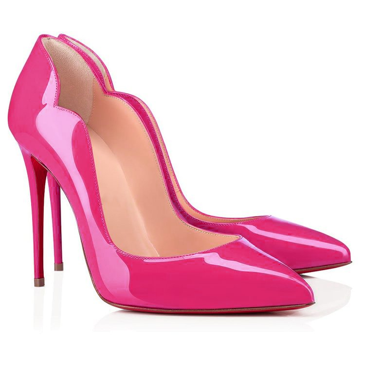 100mm Women's High Heels for Party Wedding Black Pumps