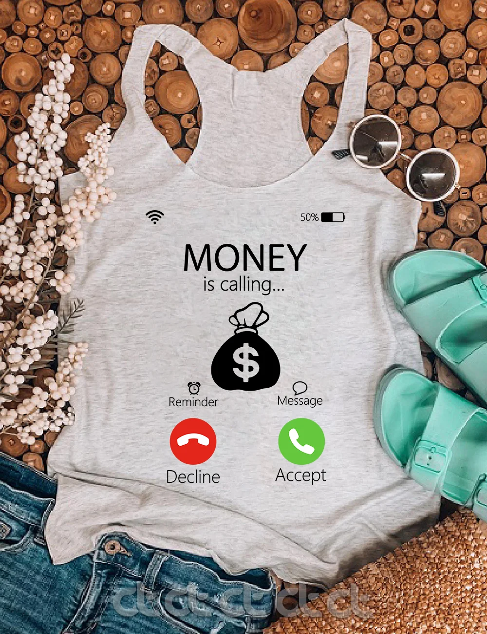 Incoming Call Money Tank