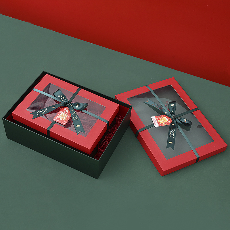 Christmas Eve Apple Gift Boxes For Christmas Outfits - VangoghDress Store