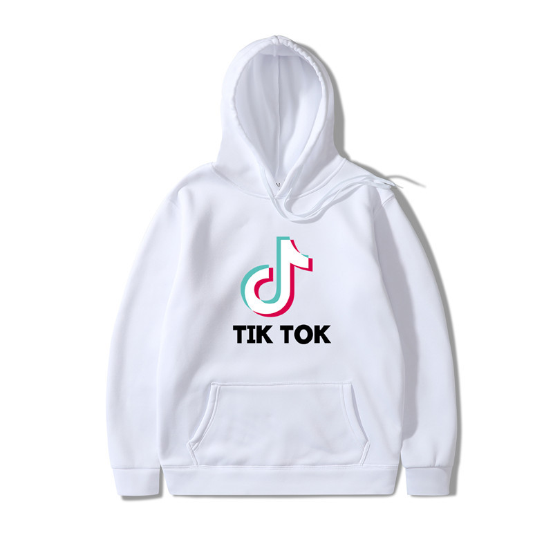 Tik Tok Logo Hoodie Sweatshirt Unisex Pullover