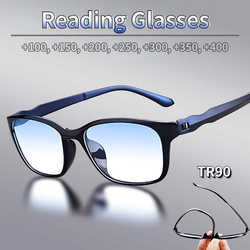 Reading Glasses Men Anti Blue Light Presbyopia Eyeglasses TR90 Women ...
