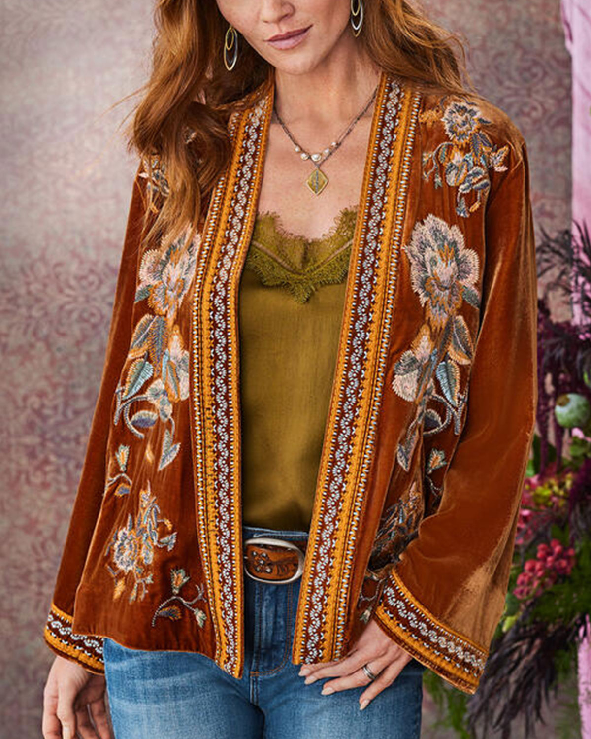 Lola May Velvet Kimono