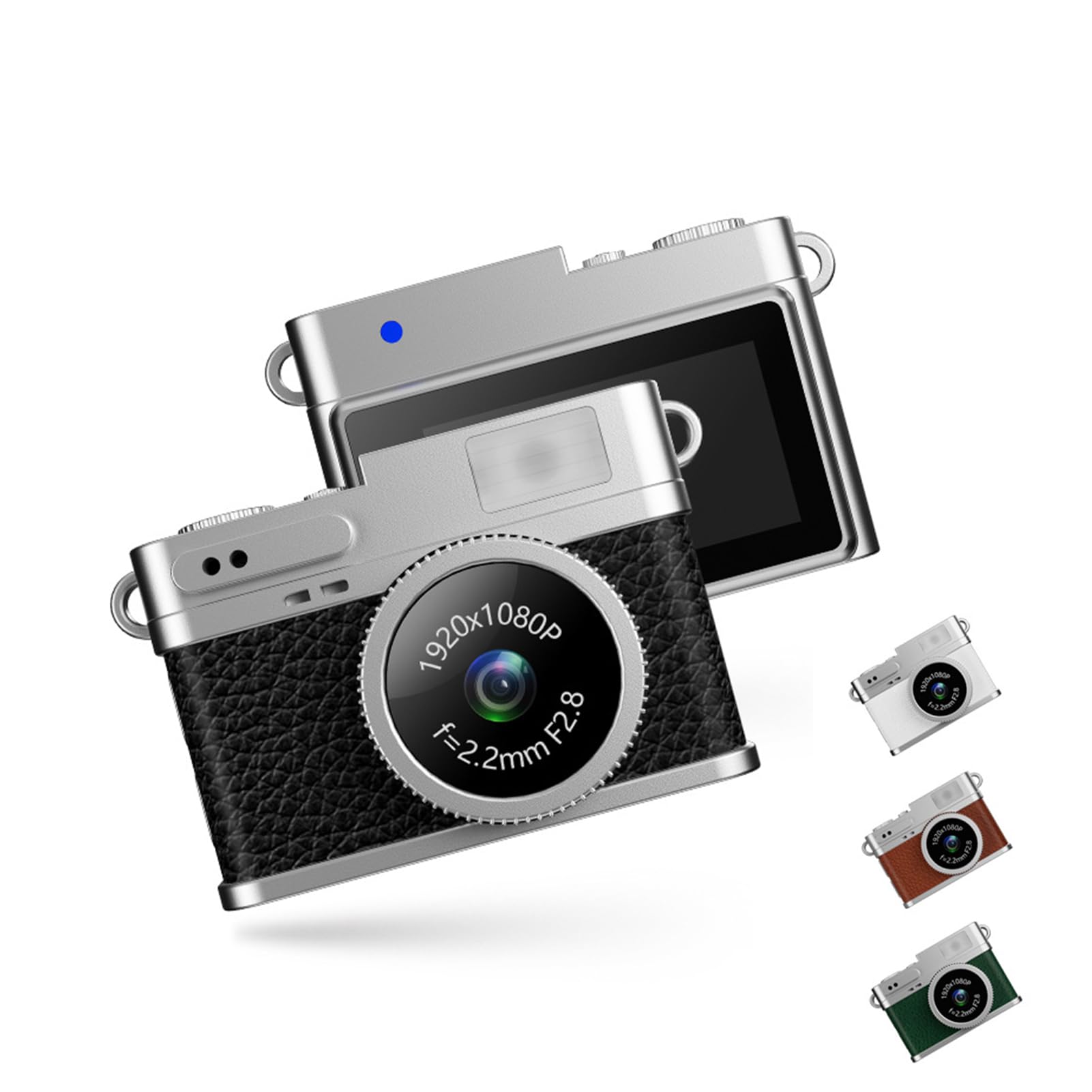 Saker® Retro Keychain Mini Digital Camera, Vintage Style Digital Camera ...