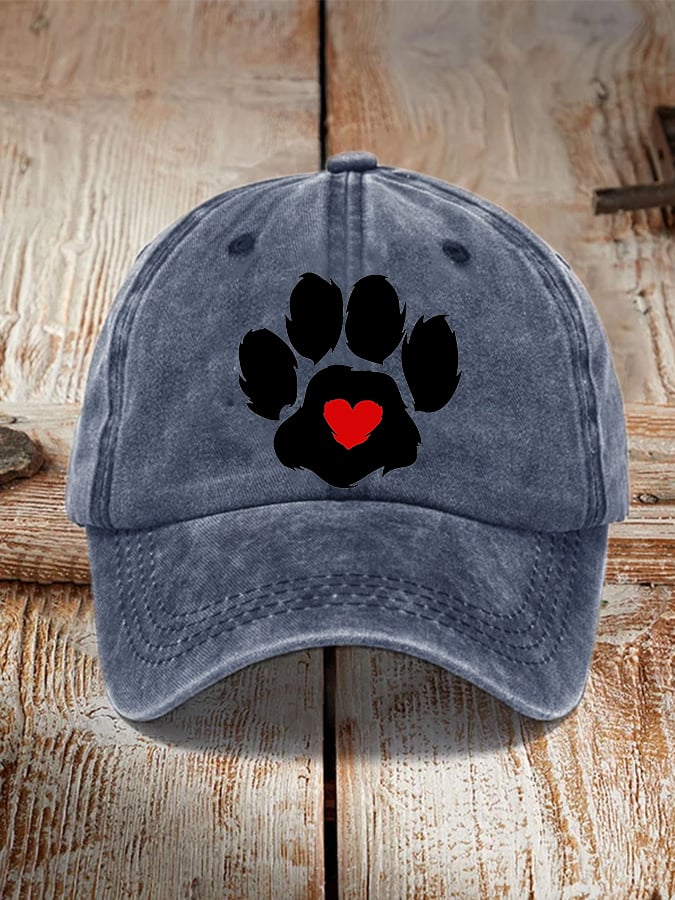 Dog Lovers Paw Print Hat