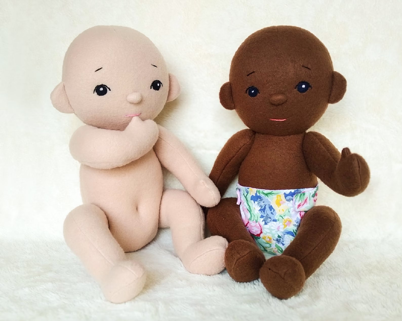 Cute Baby Doll Template + Instructions