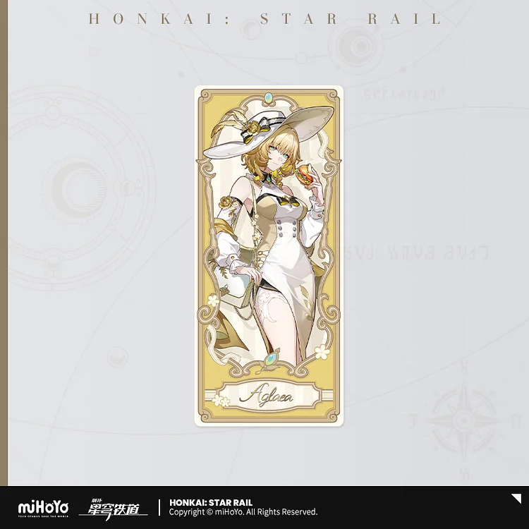 Honkai Star Rail Train Travel Notes Series Laser Collection Card ...