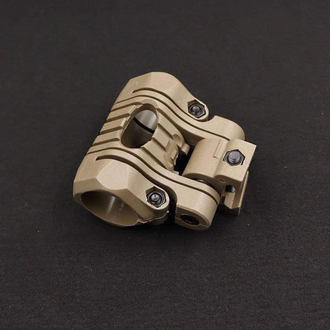 Tophelmetfan 25mm Tactical Helmet Flashlight Holder Torch Clip Rail ...