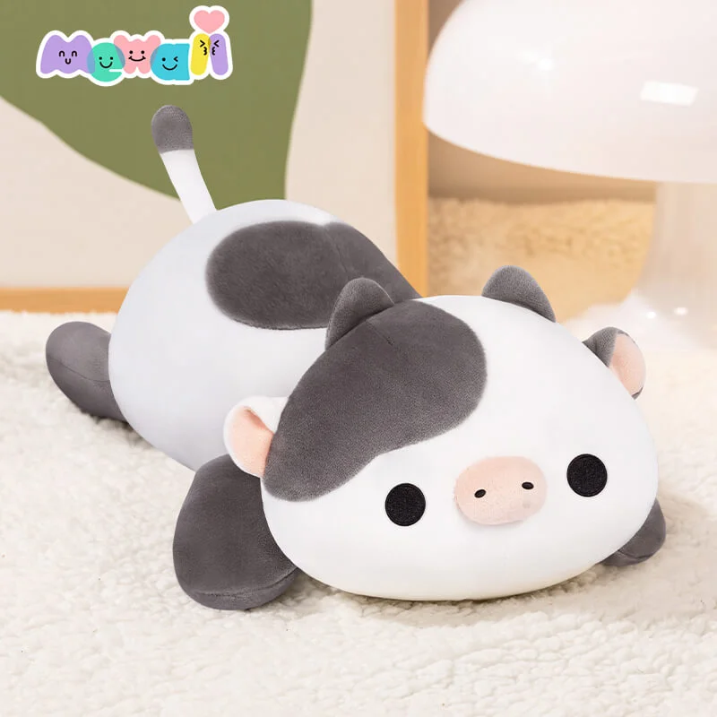 Mewaii® 13”Cute Strawberry Cow Plush Pillow Stuffed Animal Kawaii Plush ...