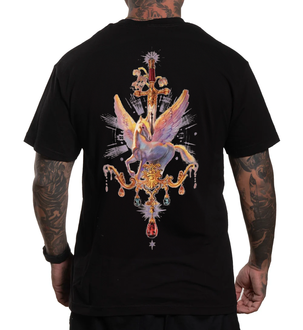 Holy Horse Tattoo Graphic Print T-shirt SIIRIGO 22.99