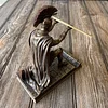 Greece commander statue desk decoration pen holder