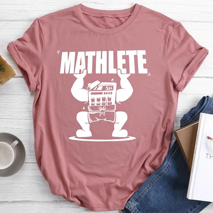 Mathlete Pi Round Neck T-shirt