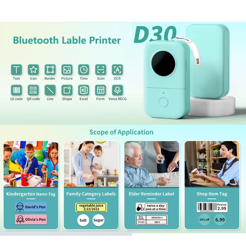 Saker Portable Label Maker Machine