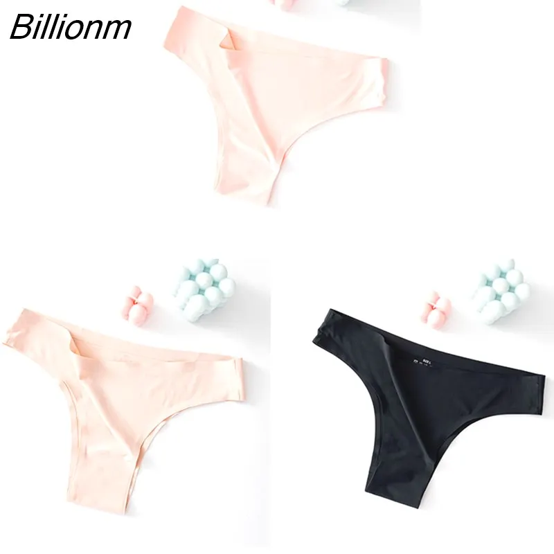 Billionm Women Panties Underwear Fitness Sports Seamless T-back Sexy ...