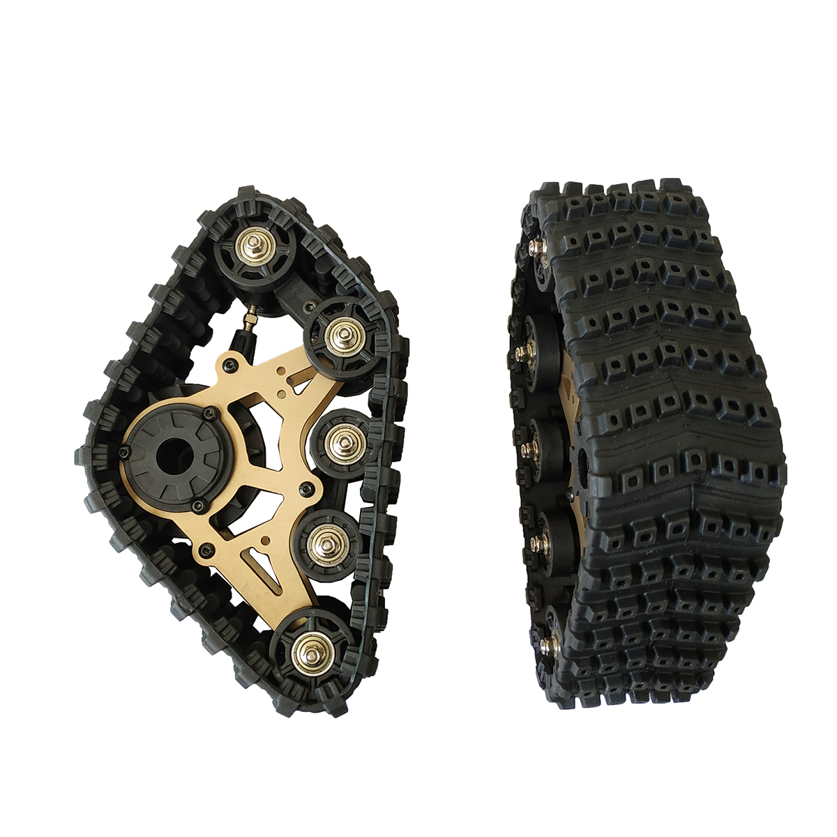 4PCS Aluminum Option Aggressive Tread Tires Tracks System Set and ...