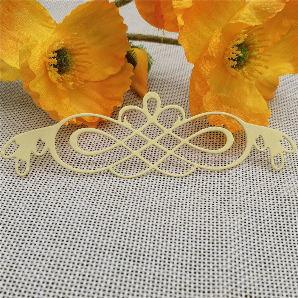 Nigikala lace Metal cutting dies mold Round hole label tag Scrapbook ...