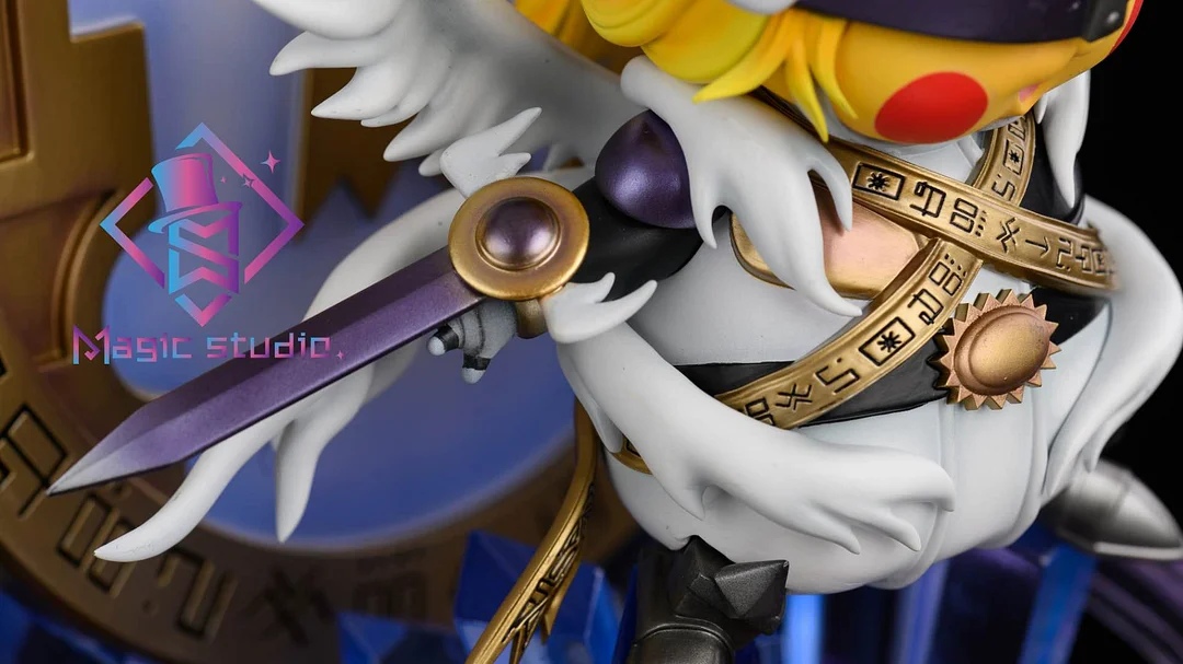 Angemon Cosplay Pikachu - Pokemon Digimon Resin Statue - Magic Studios ...