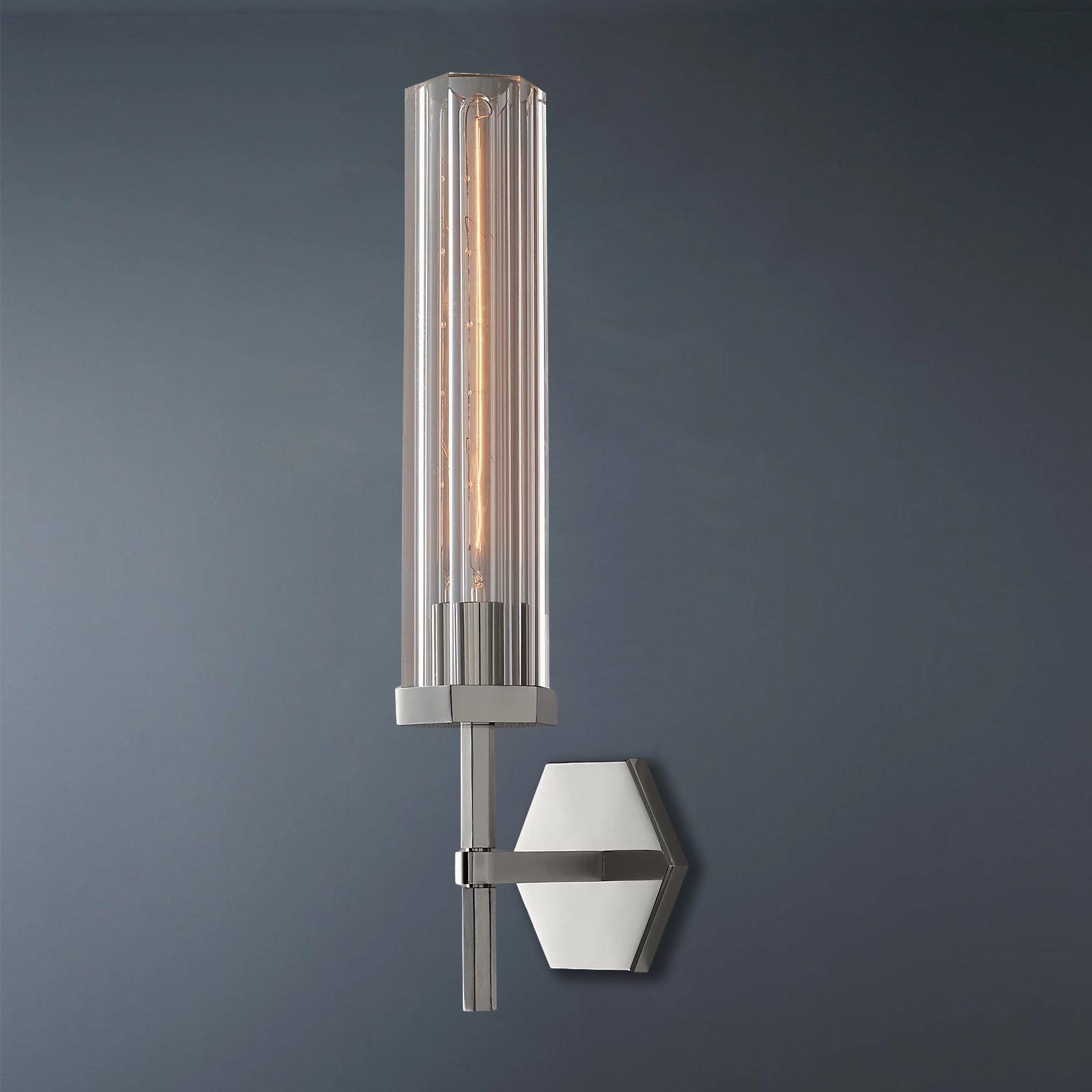 Long Torch lambert Grand Gold Modern Wall Sconce 19"H Vjlight