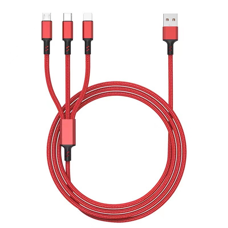Multi Charging Cable, Multi USB Charger Cable 3 in 1 Charging Cable ...