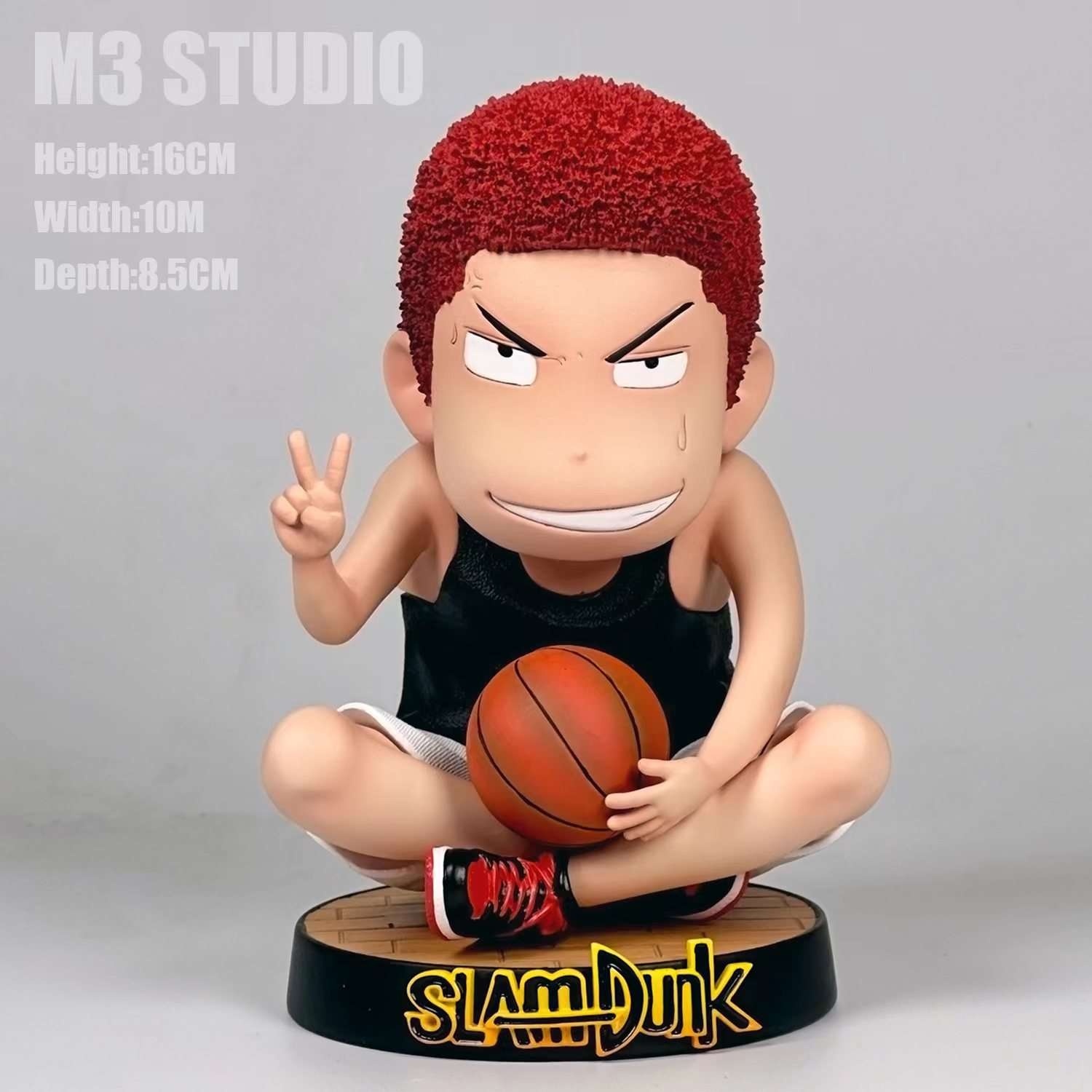 Chibi Ver. Sitting Hanamichi Sakuragi - SLAM DUNK Resin Statue - M3 Studios