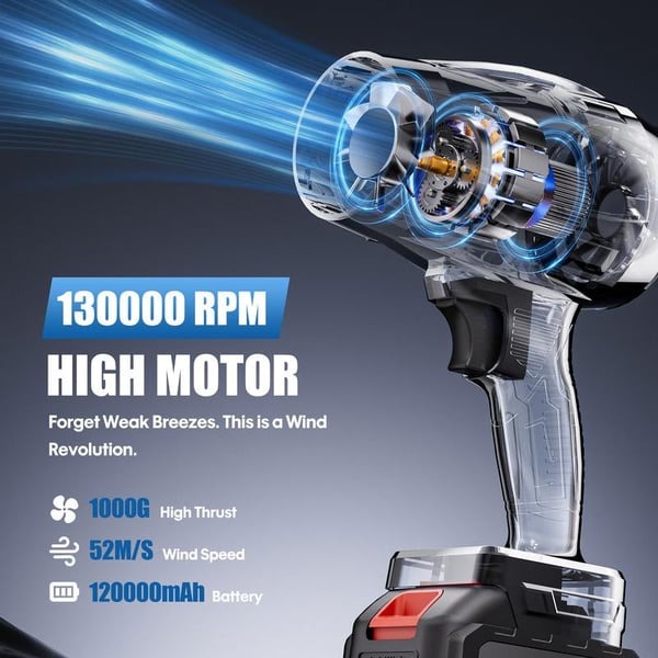 💥LAST DAY SALE 49% OFF-🏆Turbo Jet Blower, Cordless Turbo Super Power ...