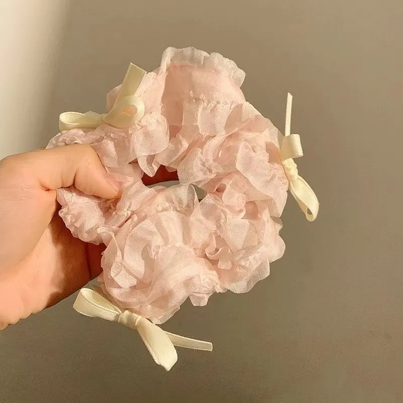 LOLITA LACE BOW SCRUNCHIES (2 PCS)