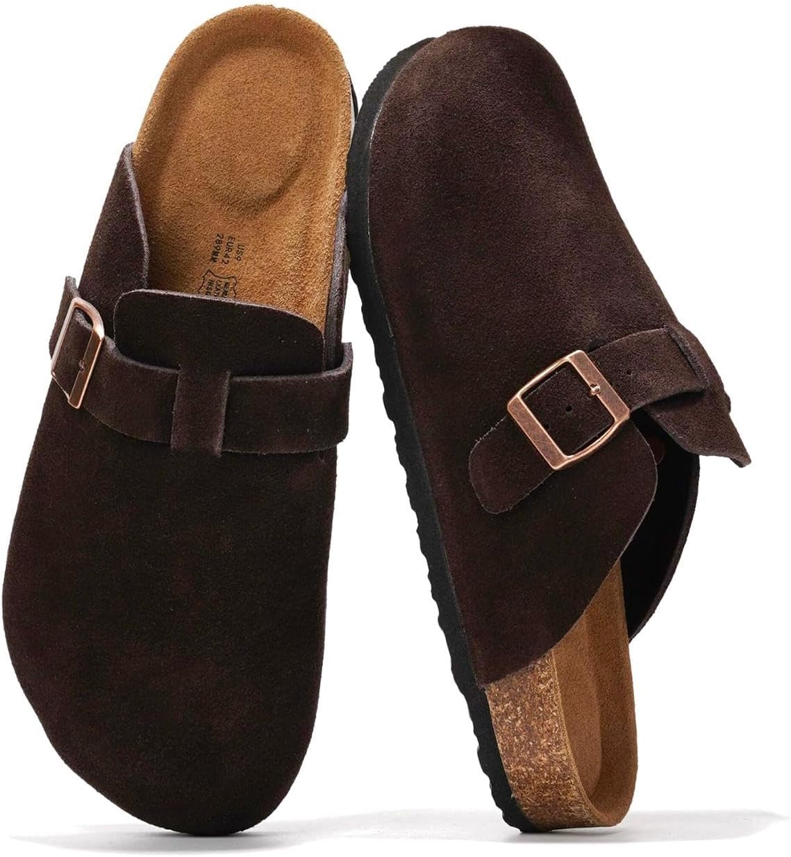 GAR BETHE Project Cloud Mens Clogs - Full Grain Genuine Leather Memory ...
