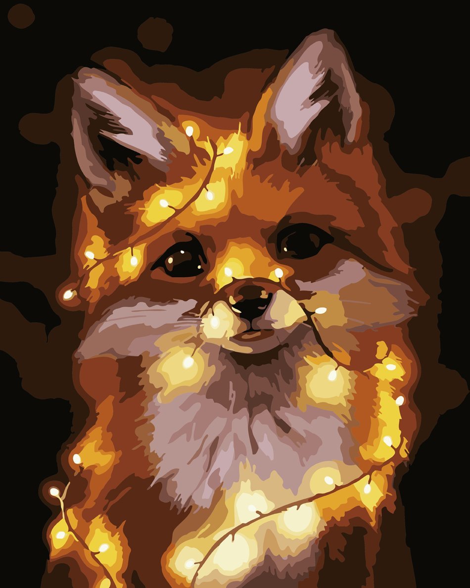 DIY Painting By Numbers | Animal Small Fox