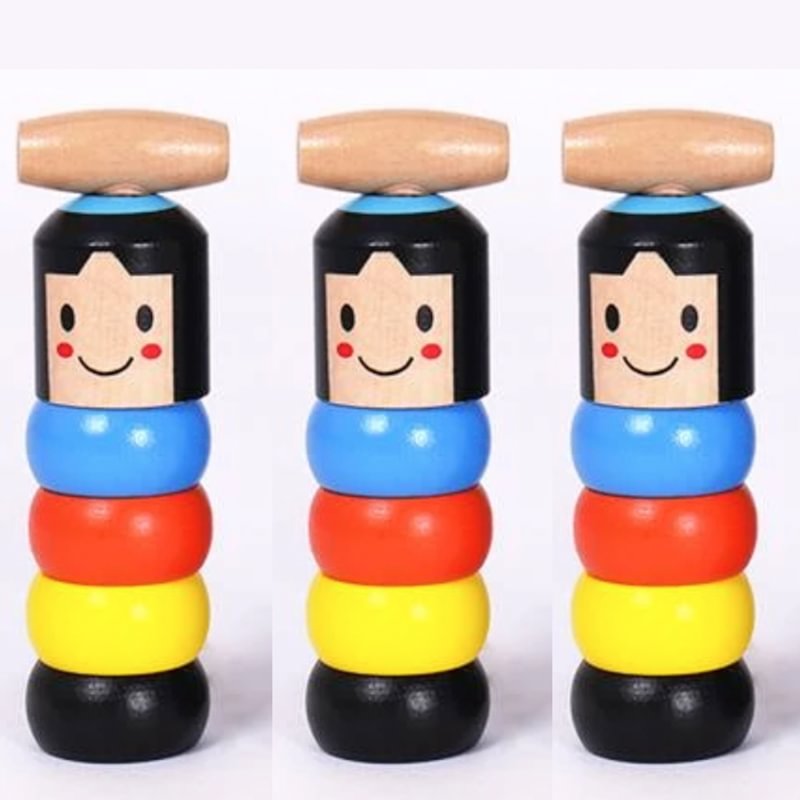 Unbreakable wooden Man Magic Toy