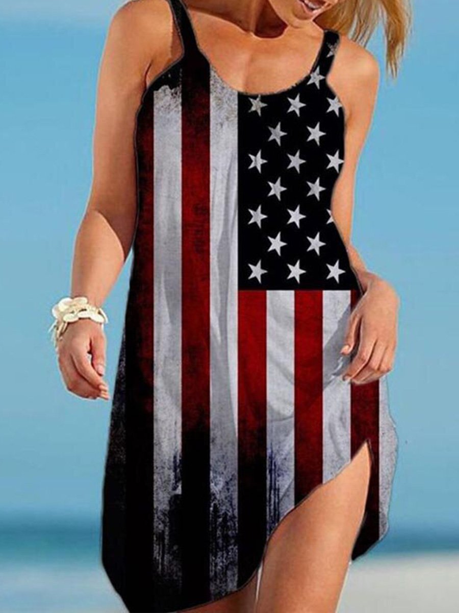 American Flag Sling Star Dress