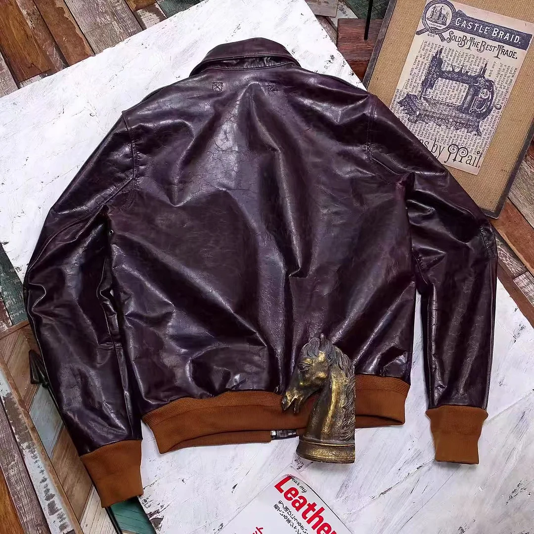 Classic Replica American A-2 Airman Horsehide Jacket