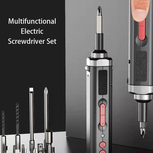 🔧 Multifunctional electric screwdriver set!
