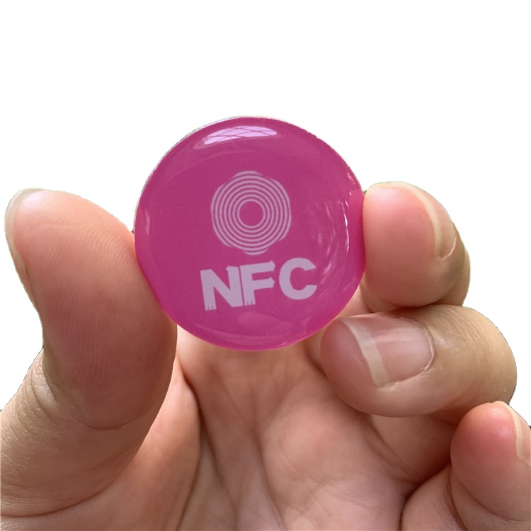 nfc sticker buttons that can share multiple social media links and ...