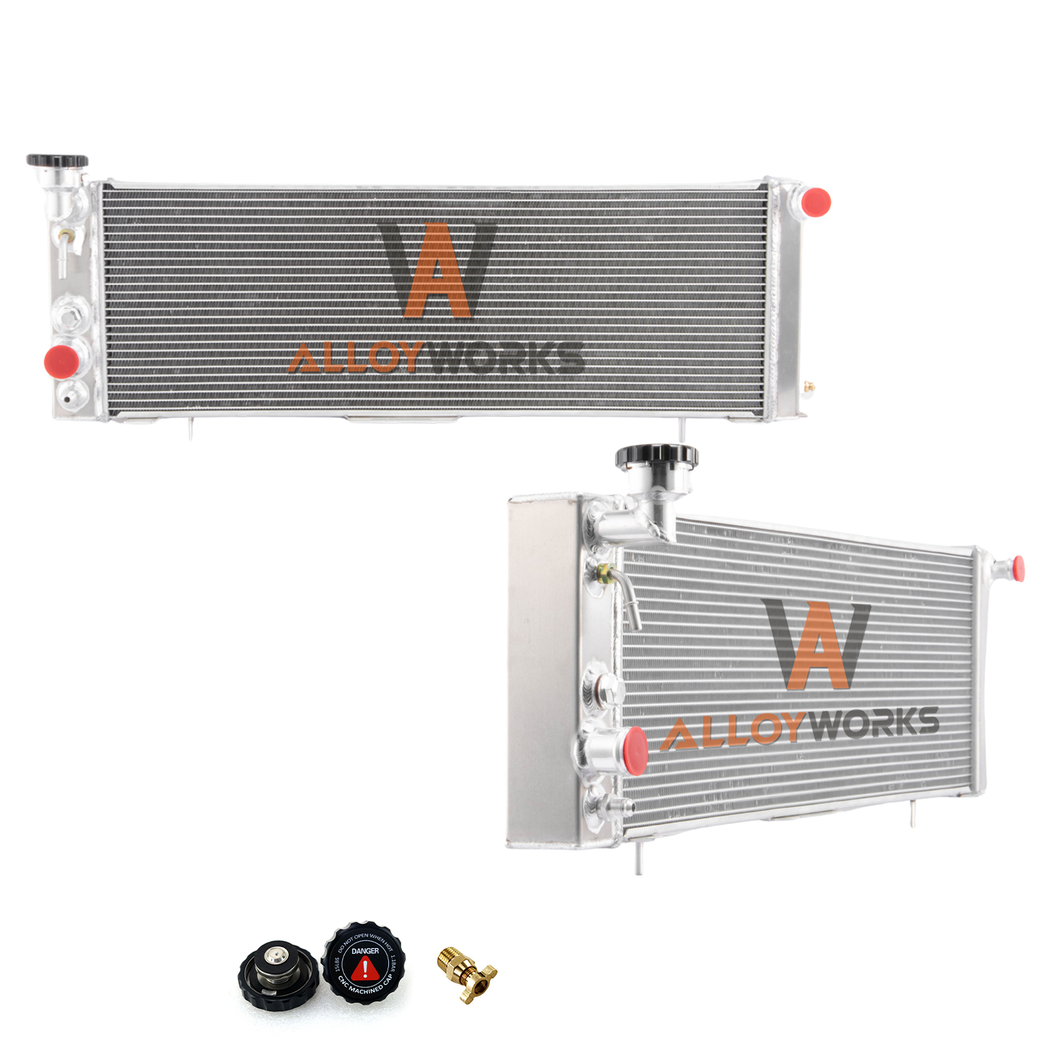 Alloyworks 3 Rows All-aluminum Radiator For 1984-2001 Jeep Cherokee ...