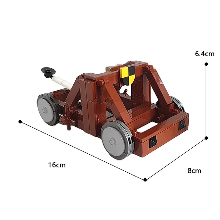 BuildMoc Catapult Medieval Architecture Castle Siege Vehicle