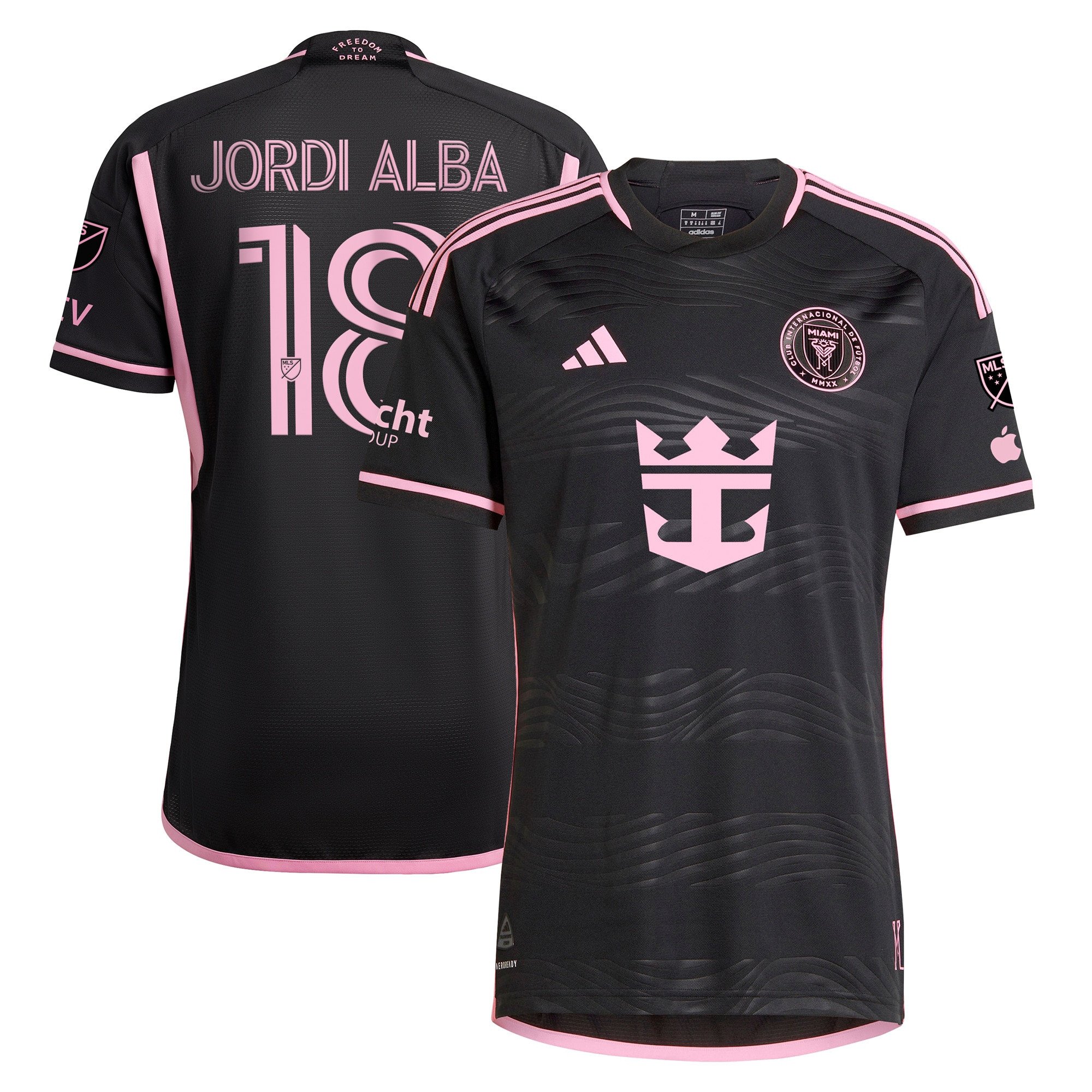 Maillot Inter Miami CF Jordi Alba 18 Extérieur 2024/2025