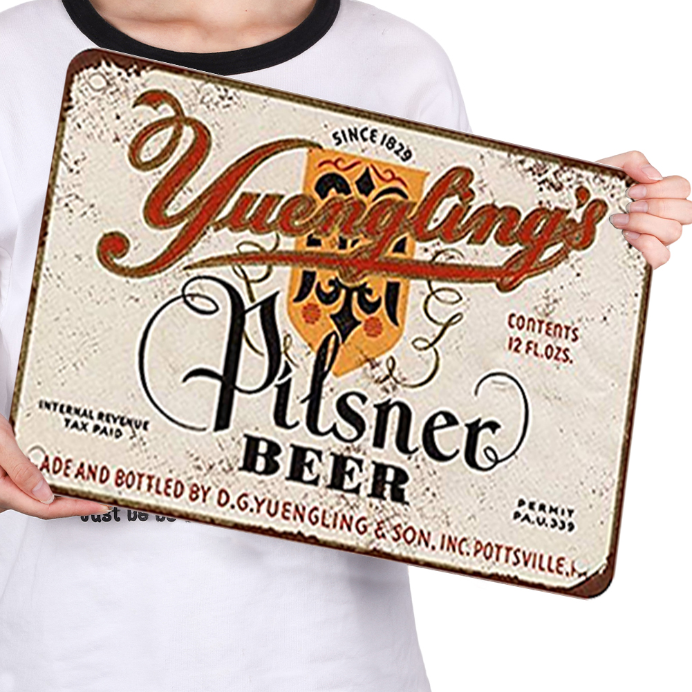 [Big Size]Yuengling's Pilsner Beer - Metal Tin Signs(12*16Inch) - Bar
