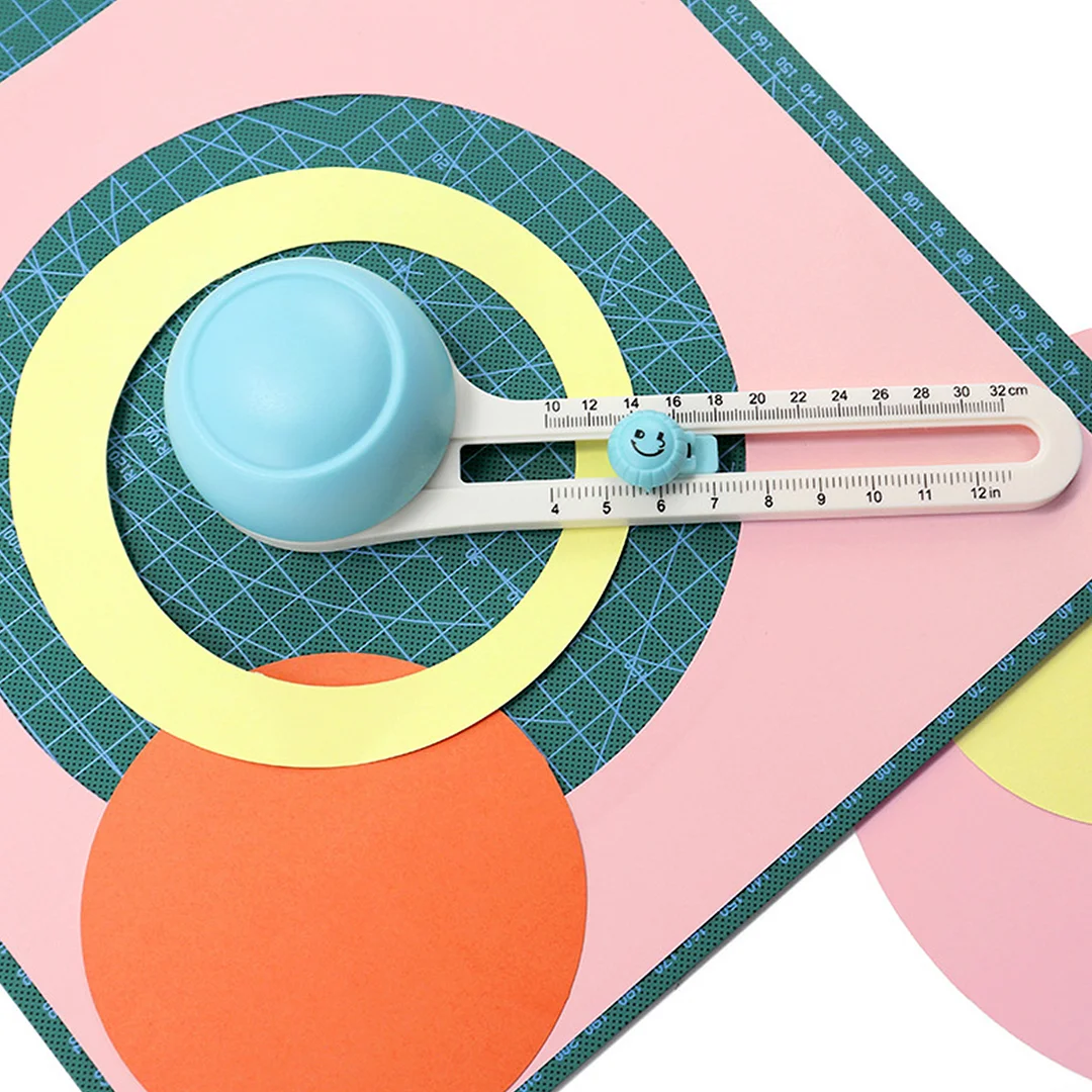 Rotary Circle Cutter, Compass Paper Cutter Trimmer Scrapbooking Craft ...