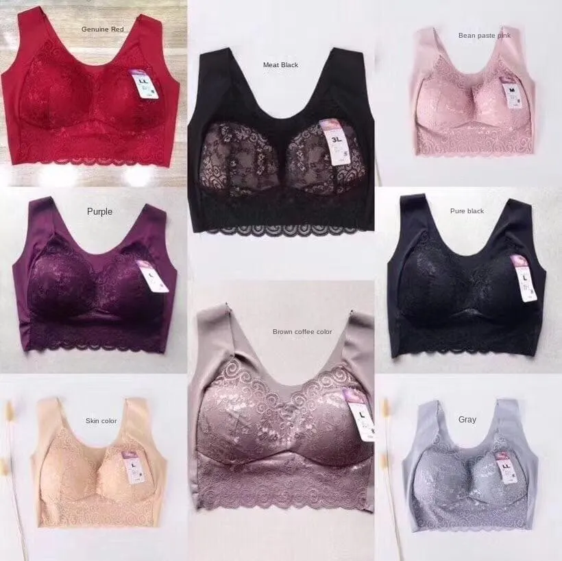 7 Colors Plus Size Lace Push Up Bra SS1618