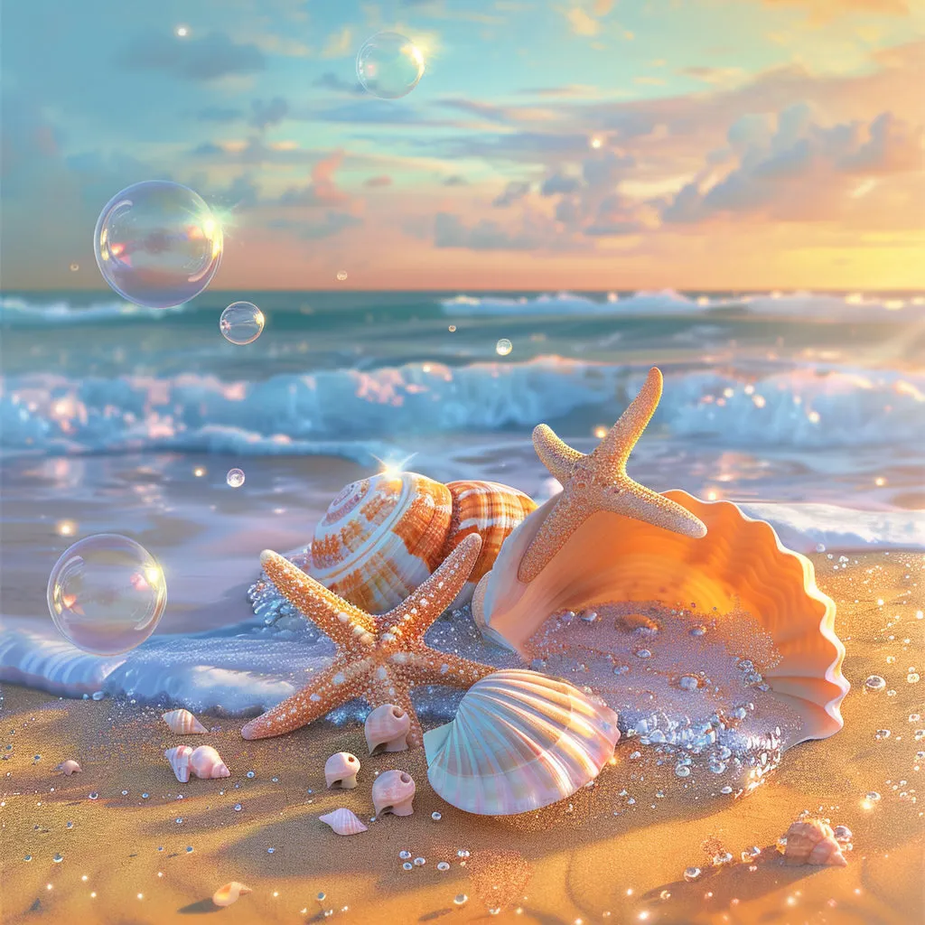 Beach Shells - Diamond Painting