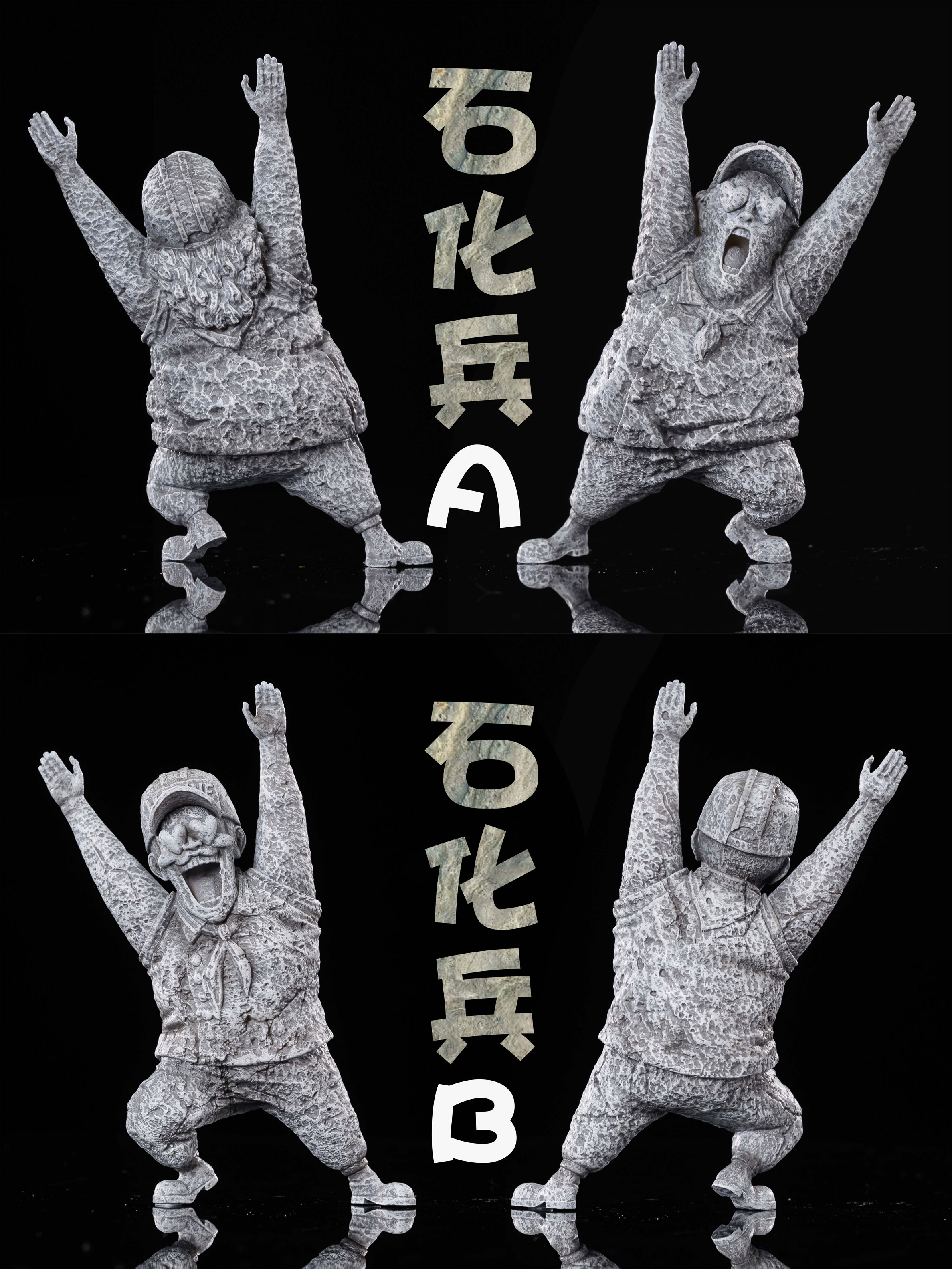 WCF Scale Fossil Marines - ONE PIECE Resin Statue - LeaGue Studios [In ...